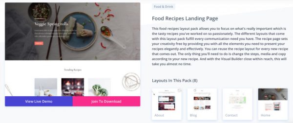 Layouts Divi: +2662 layouts ready to use