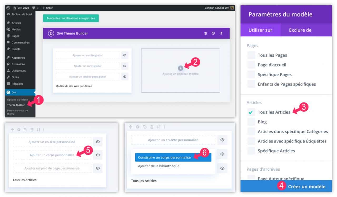 Template d'article Divi : mode d'emploi pour créer un modèle